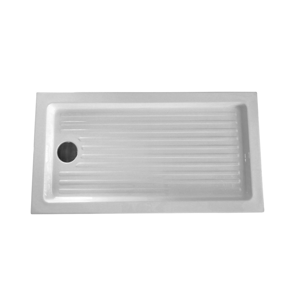 Receptáculo de ducha acrílico 130X70 cm con registro y desagüe - Briggs ...